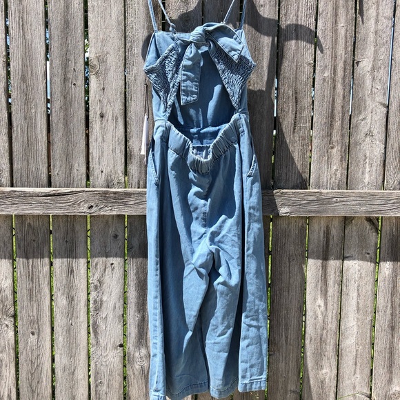 Treasure & Bond | One Pieces | Treasure Bond Girls Wide Leg Chambray ...